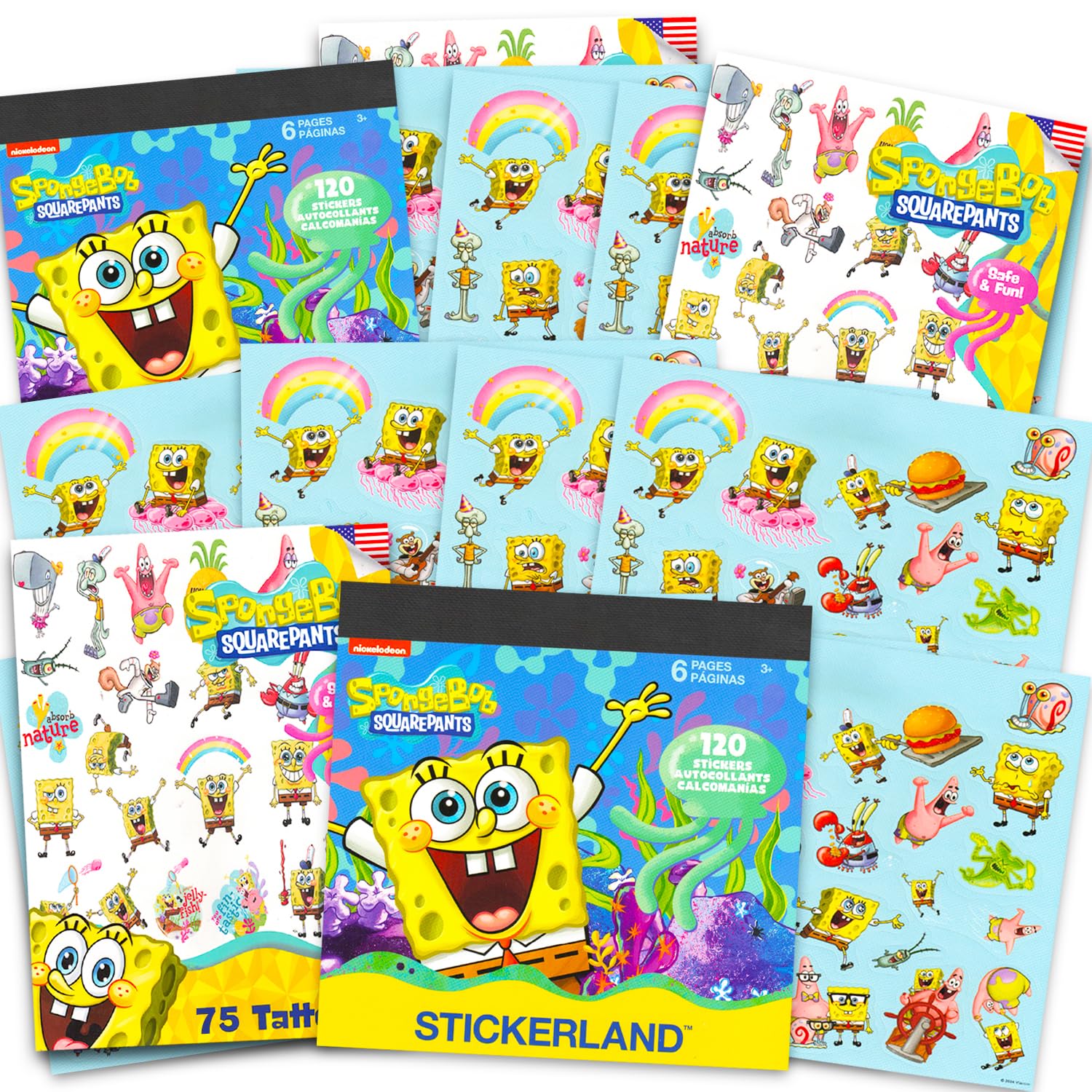 Amazon.com: Spongebob Squarepants Party Favors Set - Bundle with 240 ...