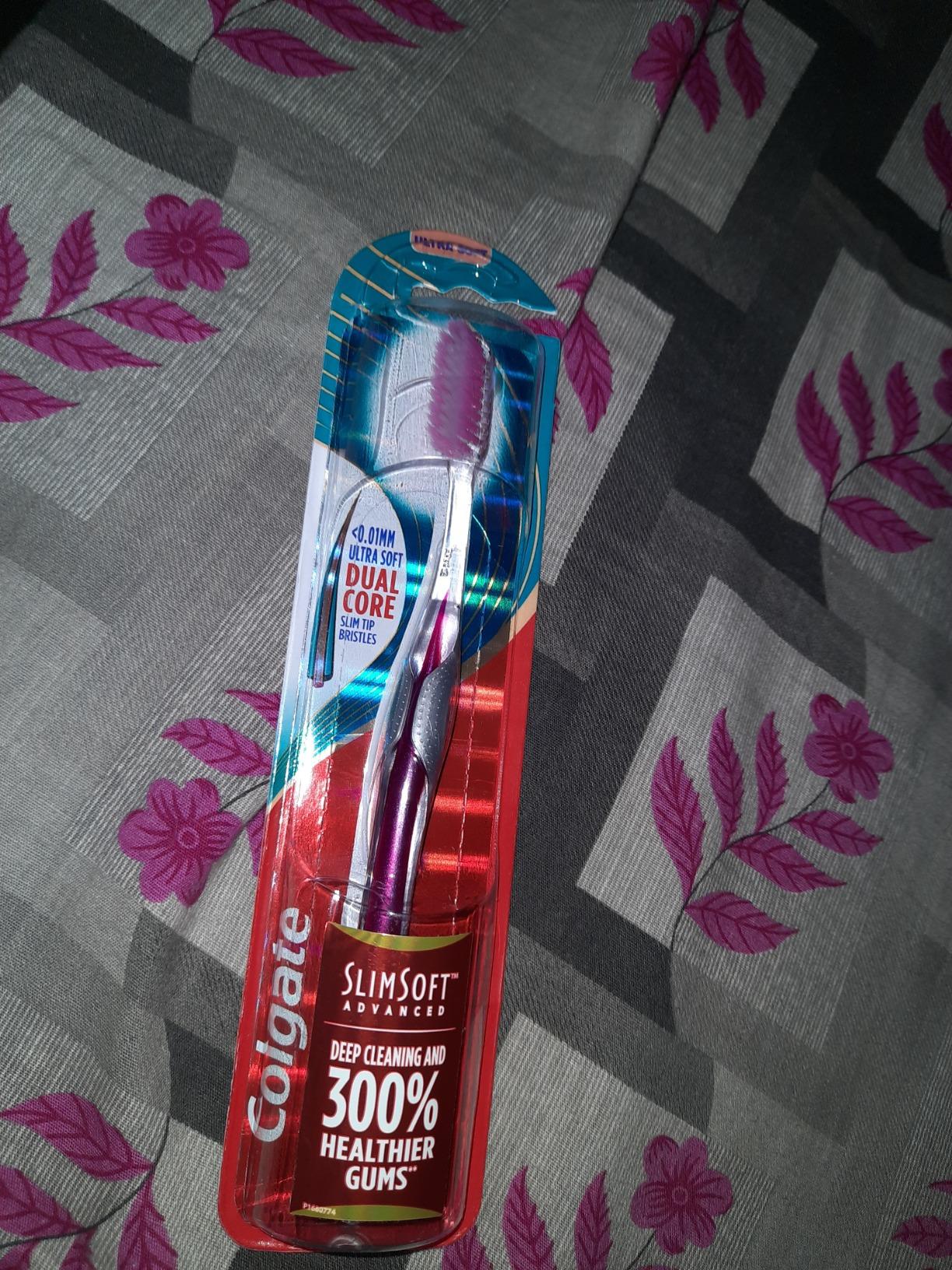 Buy Colgate Slim Soft Advanced, Ultra Soft Manual Toothbrush For Adult ...