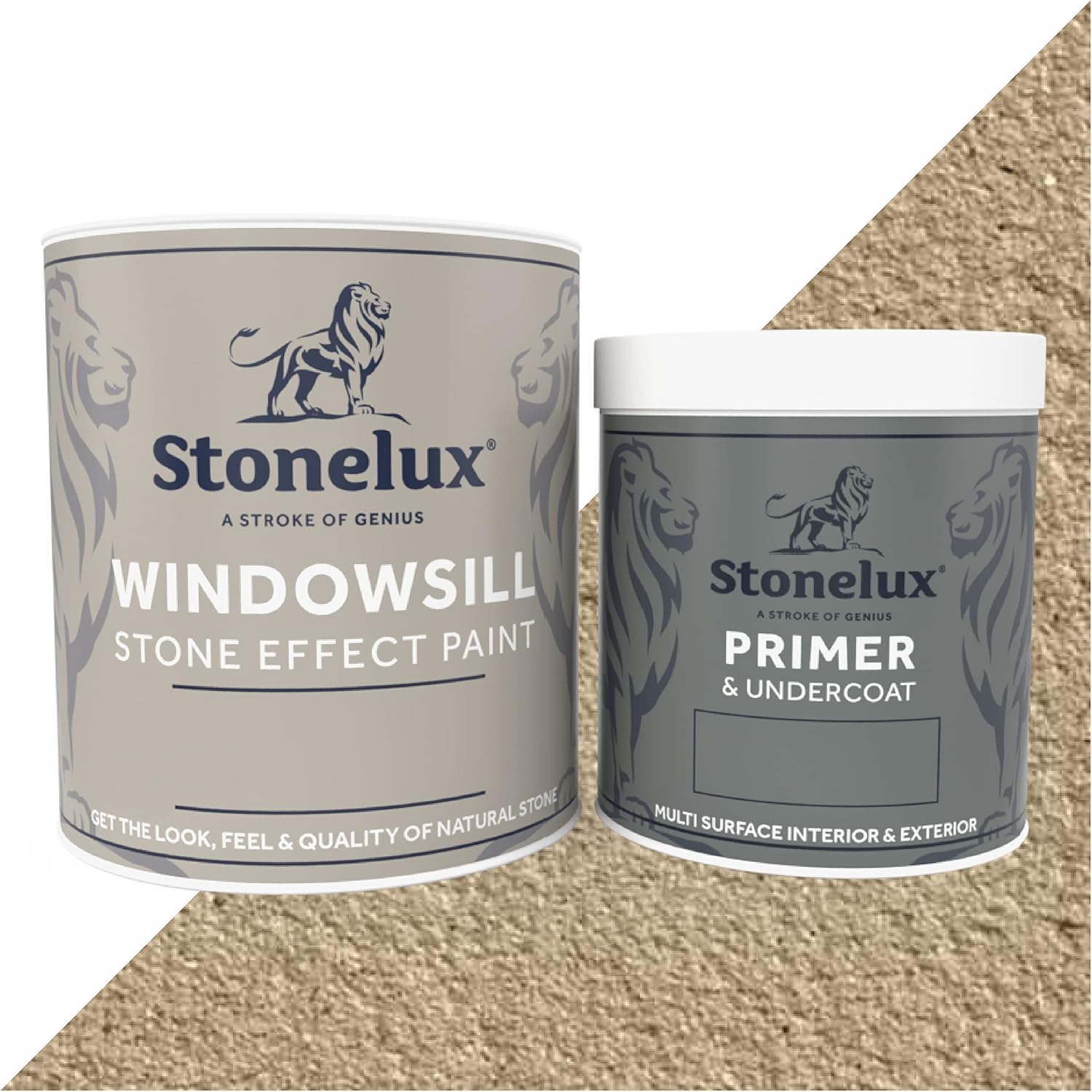 Amazon.com: Windowsill Stone Coating - Stone Effect Paint - 1 Litre ...