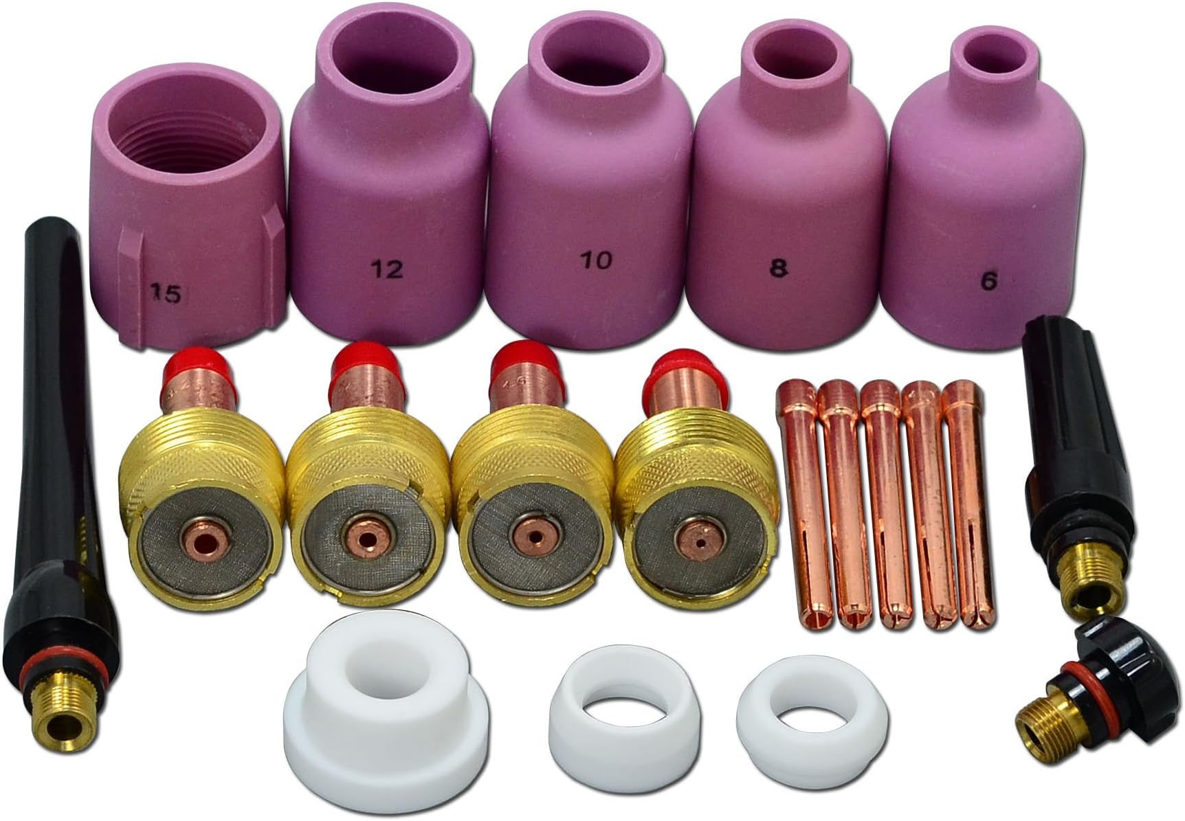 WeldingCity 2-pk Large Gas Lens Collet Body 45V63 (5/32") for TIG ...