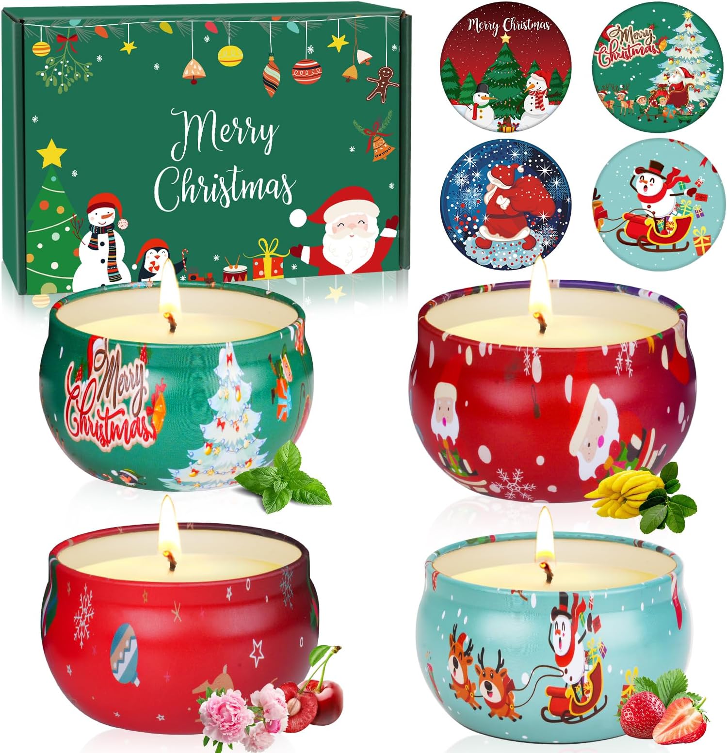 Amazon.com: 2 Pack Scented Candles Set for Women, Candles for Home ...