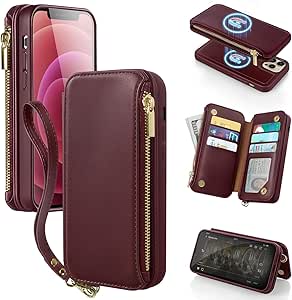 Amazon.com: Antsturdy 2 in 1 Detachable for iPhone 13 Pro Wallet case with Magsafe,RFID Blocking ...