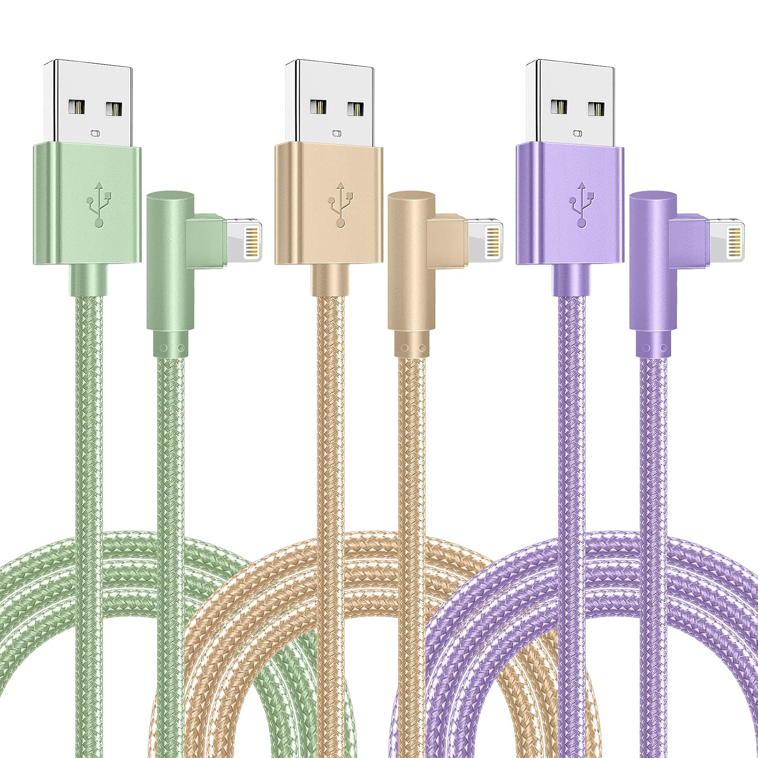 iPhone Charger,3 Pack 6FT Lightning Cable [Apple MFi Certified] iPhone ...