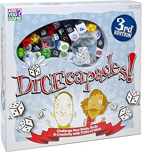 Amazon.com: AreYouGame.com DICEcapades! 3rd Edition : Toys & Games