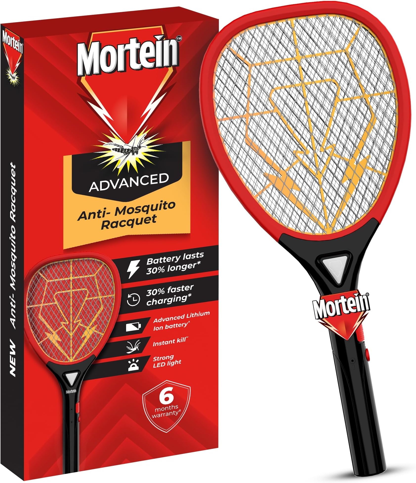 NIPPO Guard Rechargeable Mosquito Bat|Fast Charging| Powerful Lithium ...