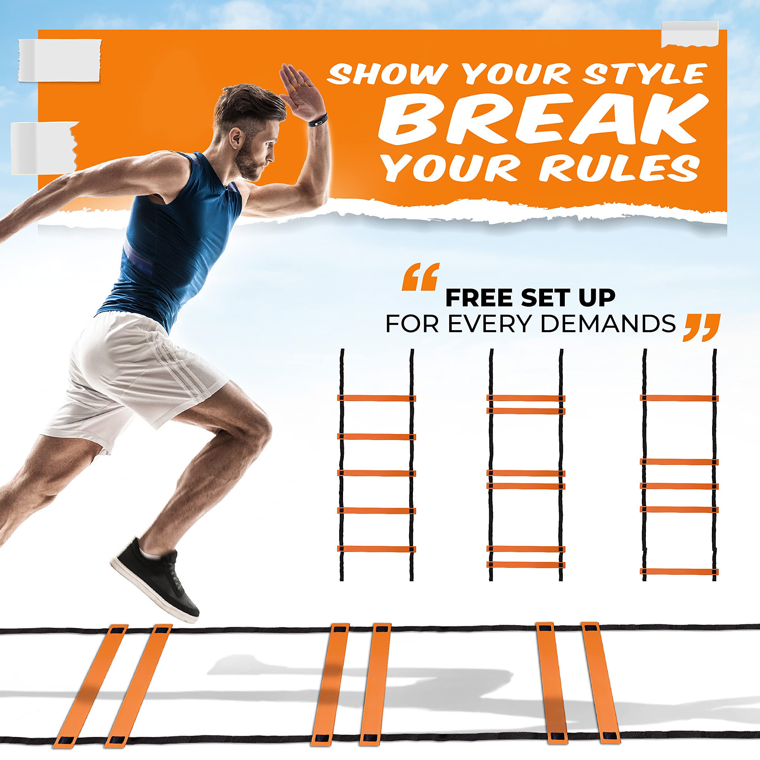 Snapklik.com : YES4ALL Agility Ladder