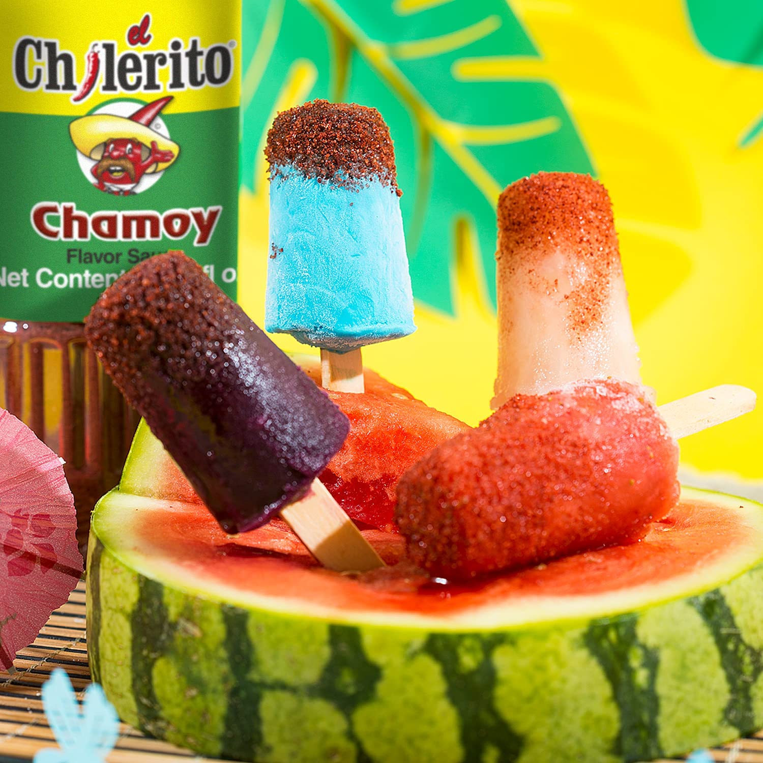 EL CHILERITO Sauce Chamoy Flavor 1L/ 32.8 Fl. Oz - Blueberry Flavor ...
