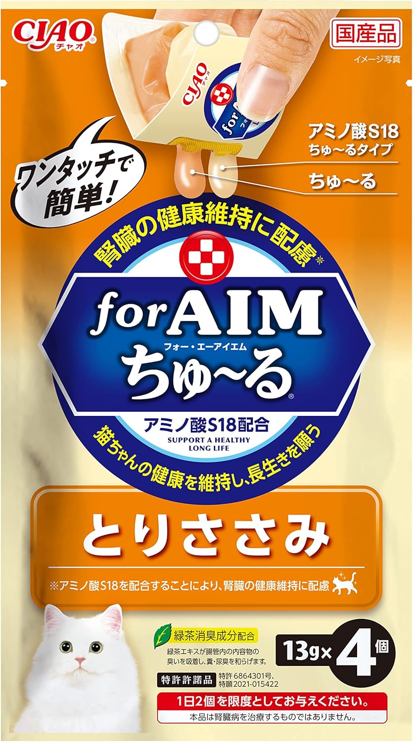 Amazon | forAIM ワンタッチちゅ～る とりささみ×6個【まとめ買い】 | チャオ (CIAO) | おやつ 通販