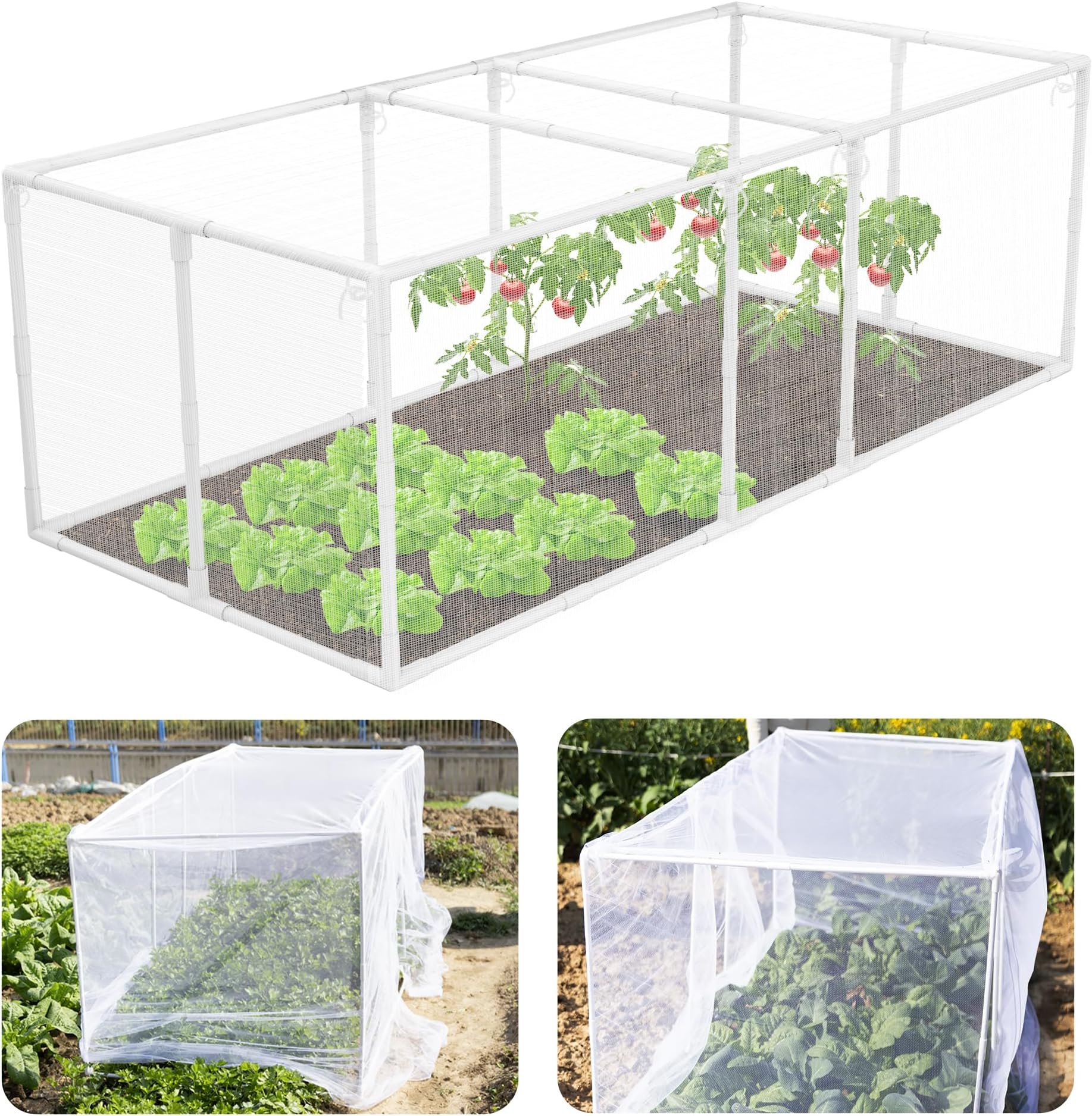 Amazon.com : Gardeners Supply Company Tall Crop Cage Plant Protection ...