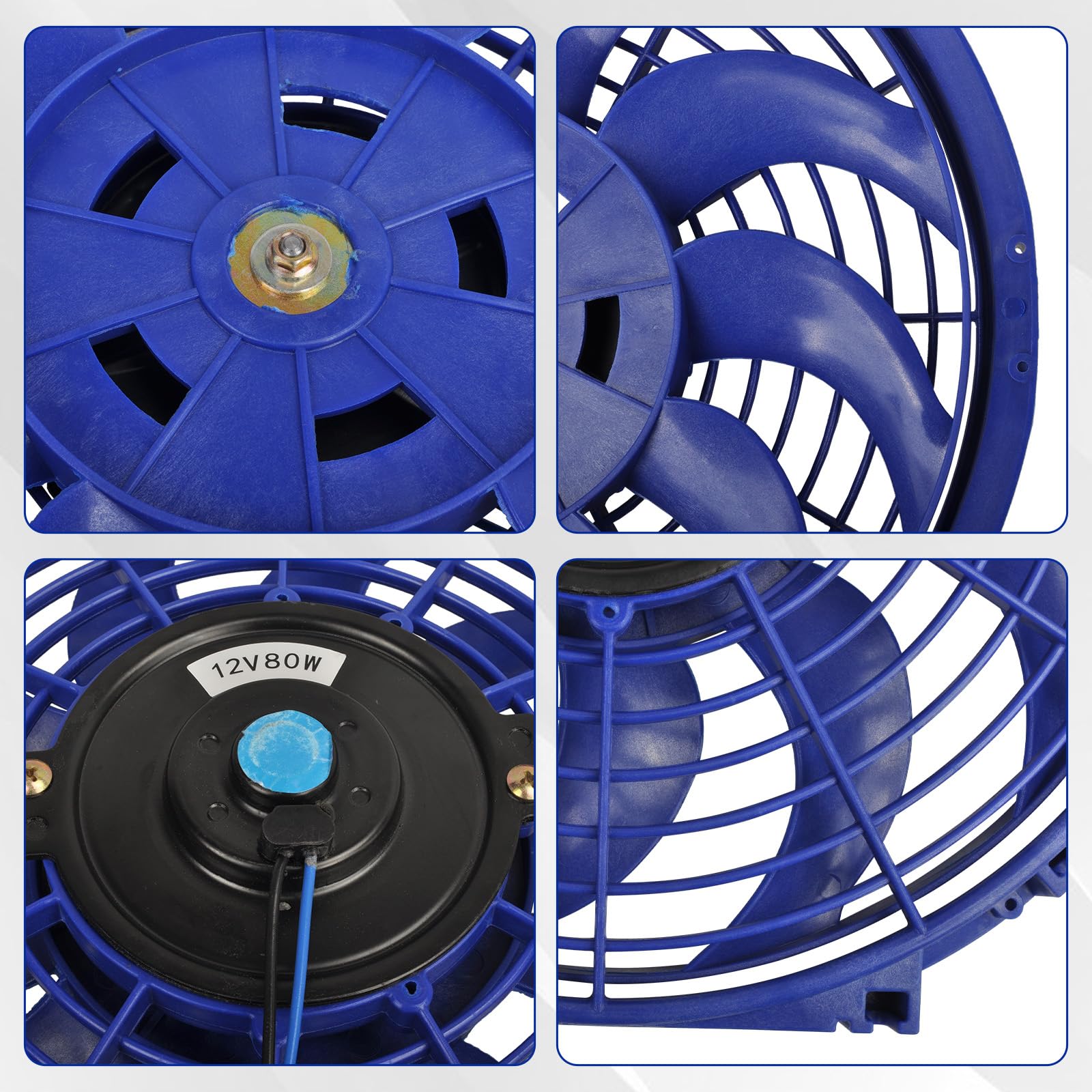 Snapklik.com : SSN 12" Electric Radiator Cooling Fan Assembly Kit, Push ...