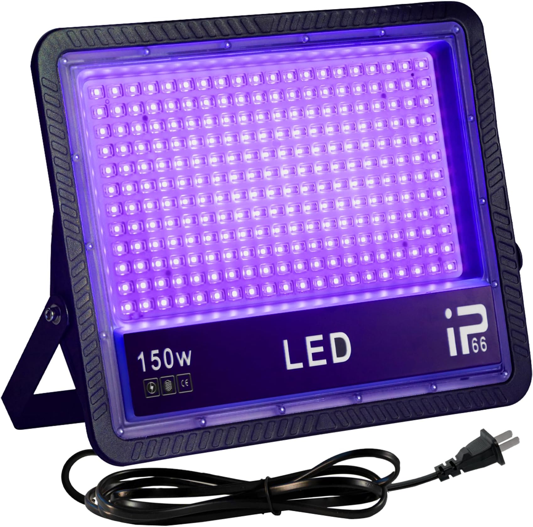 OUSIDE 150W LED Black Light, UV Black Lights for Glow Party, IP66 ...