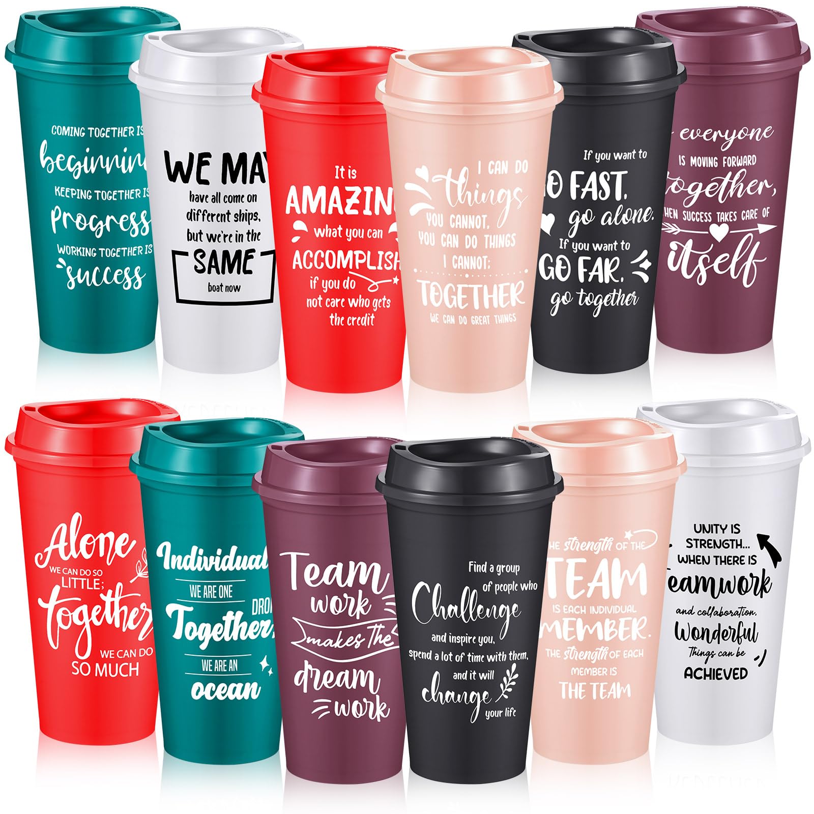 Amazon.com | FillTouch 12 Pcs Employee Appreciation Cups Appreciation ...