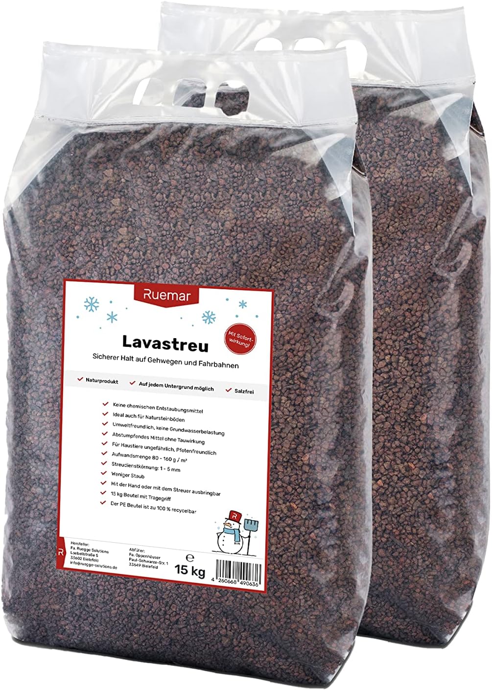 Eifellava Streu-Gut 20 kg | Lavagranulat | 1-5 mm | Streugranulat ...