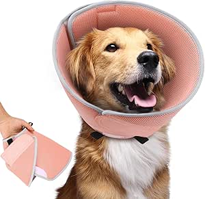 Supet Soft Dog Cone After Surgery, Elizabethan Dog Recovery Collar to ...