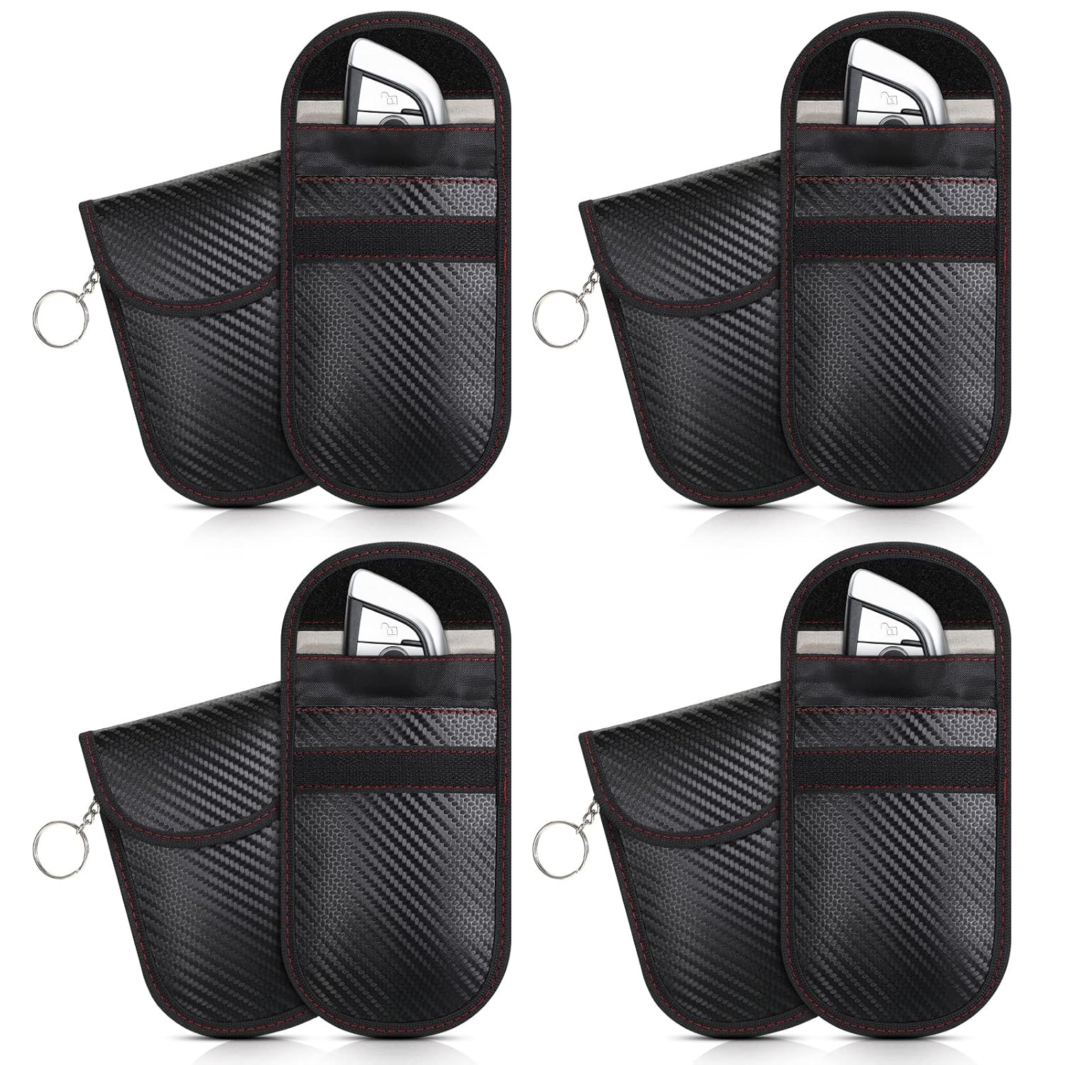 8 Pcs Upgraded Faraday Bag for Key Fob Faraday Key Fob Protector Key ...