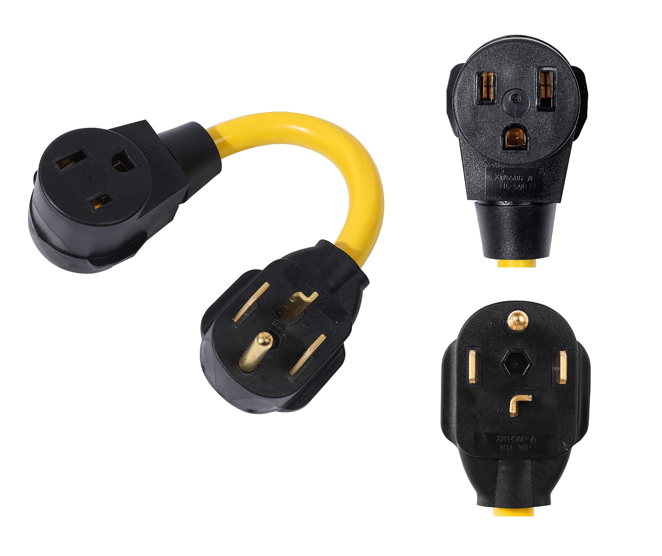 Buy ONETAK NEMA 14 30P To 6 50R 240V 30 Amp 4 Prong Male Plug To 50 Amp