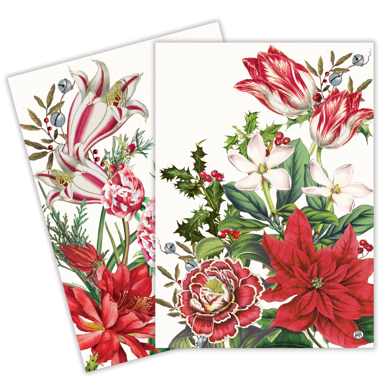 Amazon.com: Michel Design Works Kitchen Towel, Christmas Bouquet, Set ...
