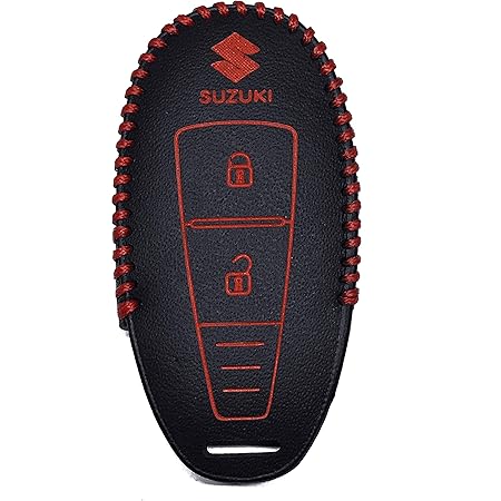 e-generix® Leather Remote Key Cover for Vitara, Brezza, Baleno, S Cross ...