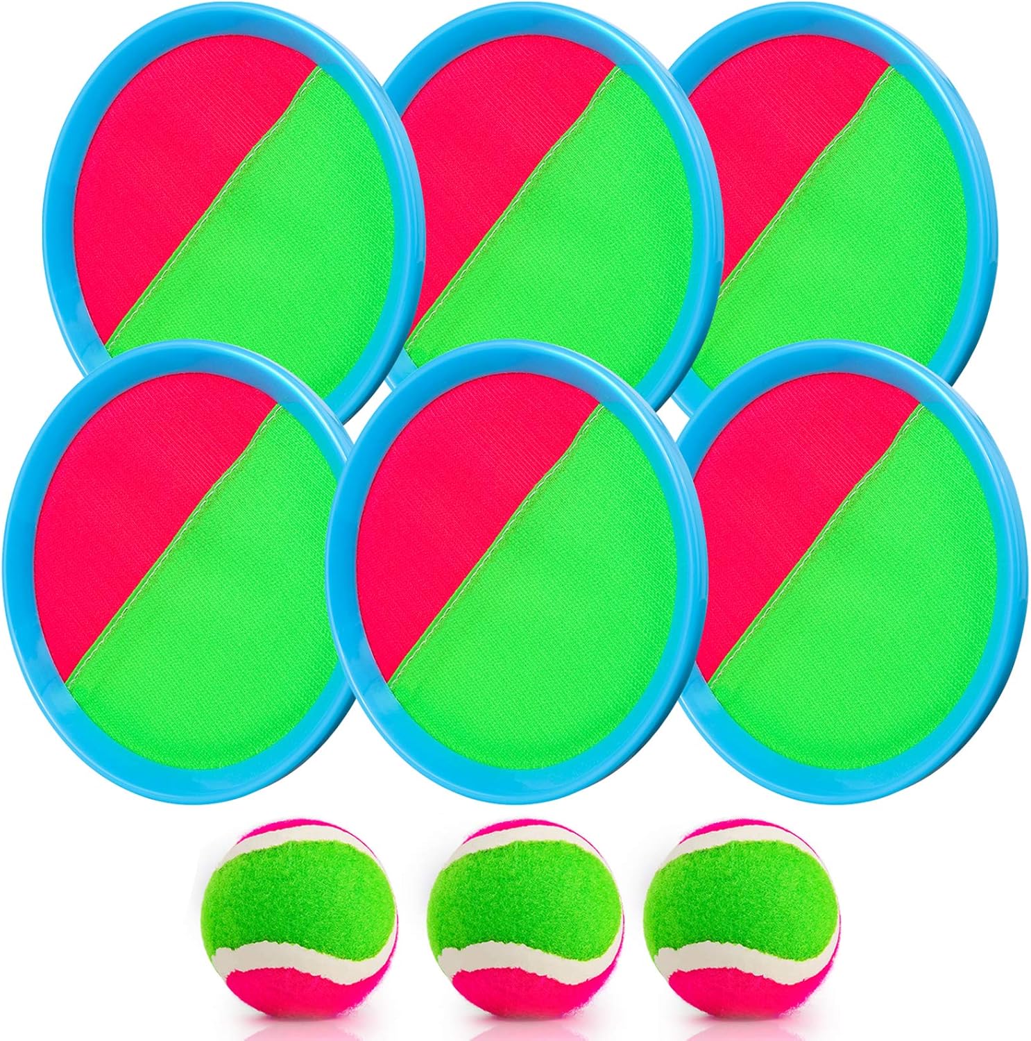 Amazon.com : Aywewii Toss and Catch Ball Set,3 Set Catch Game Toys ...