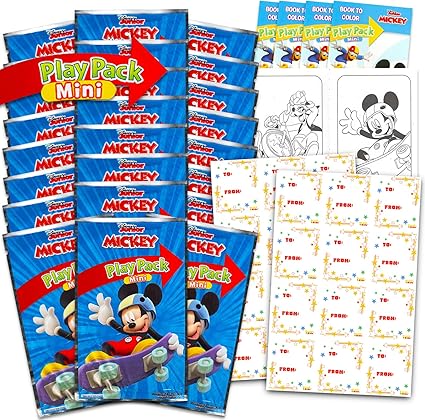 Amazon.com: Mickey Mouse Classroom Prizes Party Favors - Bundle of 24 ...