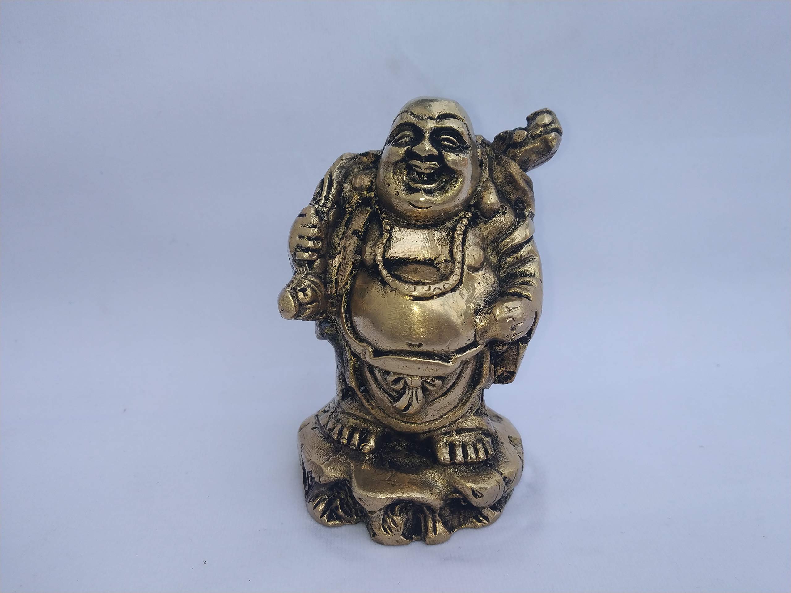 Buy SPS MARKETING Kubera Statue Vastu/feng Shui Laughing Buddha Medium ...