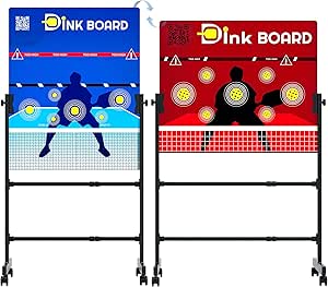 Amazon.com : WAOPSO Pickleball Practice Board with Stand,Adjustable ...