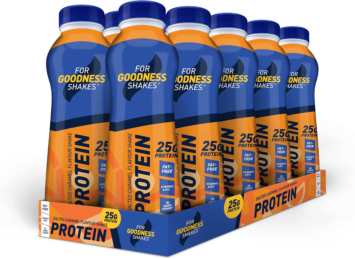 For Goodness Shakes High Protein Salted Caramel Shake, 475ml - Pack of ...