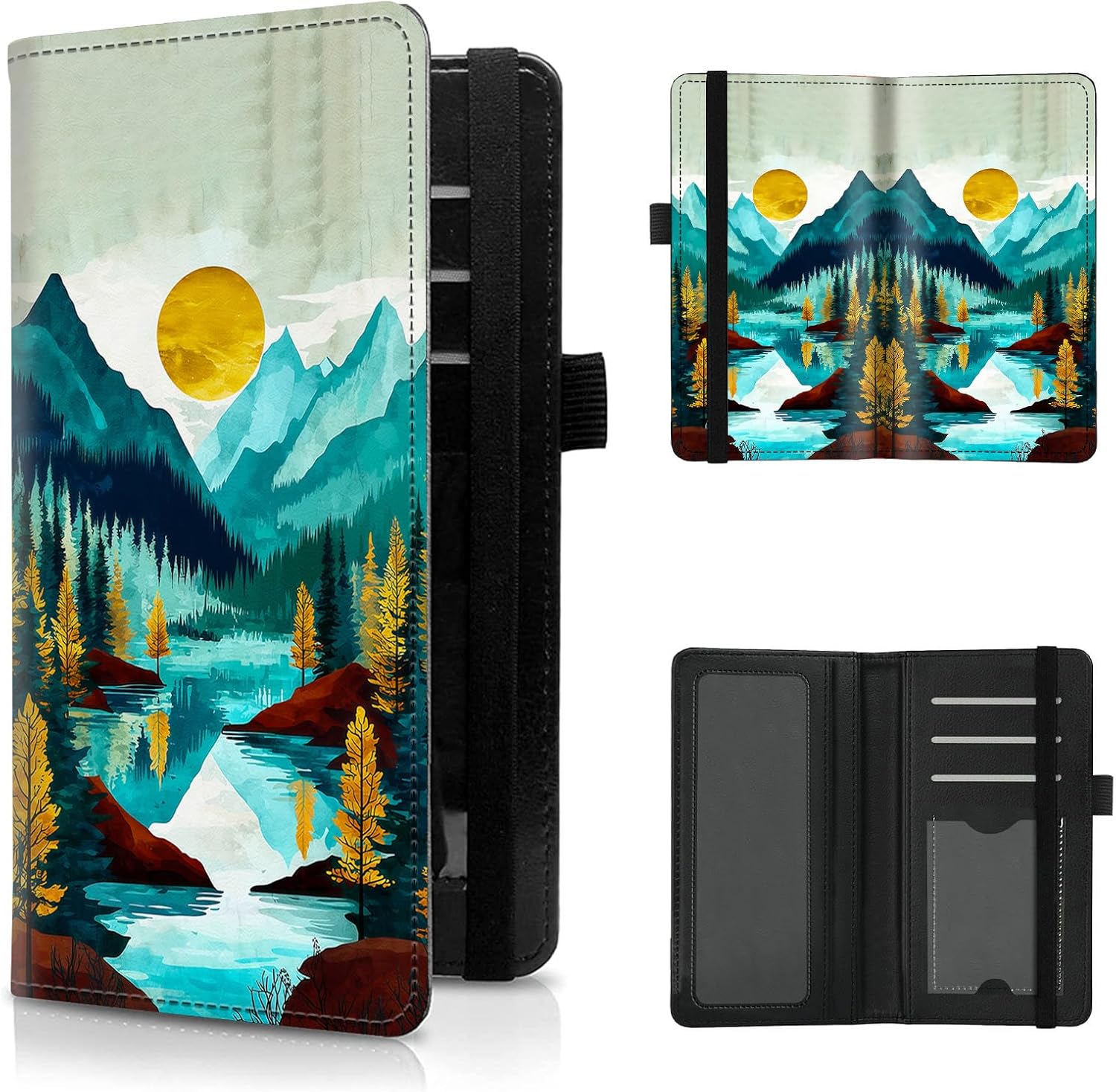 Amazon.com: Checkbook Cover for Men and Women Personal Checkbook PU ...