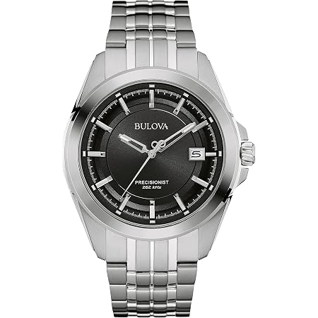 Amazon.co.jp: Bulova UHF Precisionist Silver 96B252 : ファッション