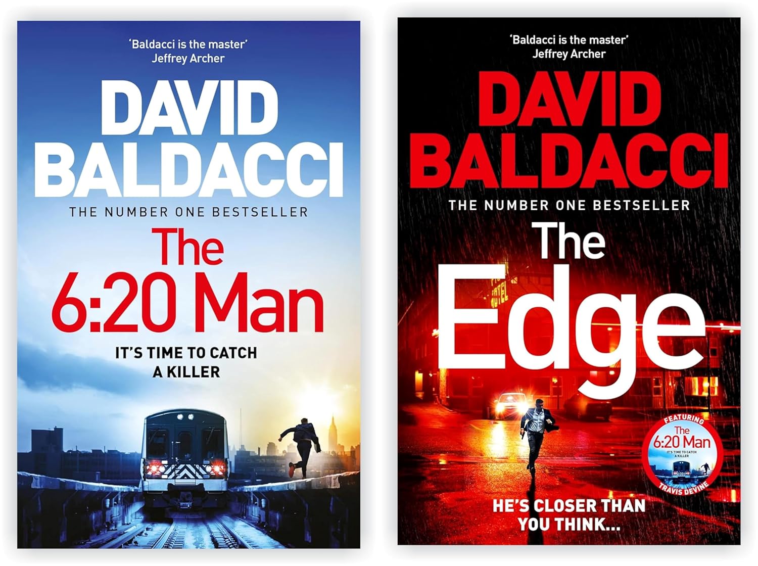 By David Baldacci (6:20 Man 2 Book series): The 6:20 Man & The Edge ...