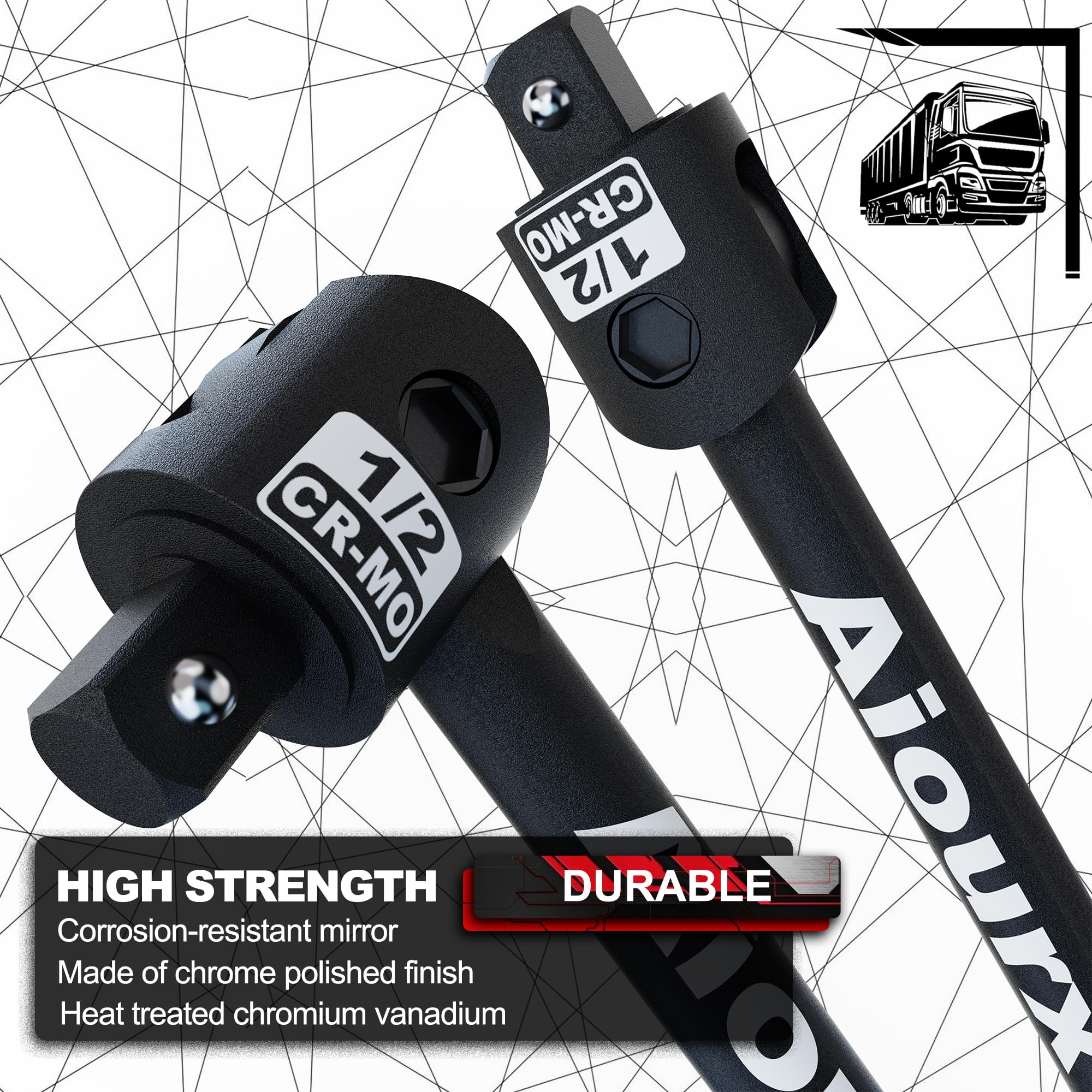 Snapklik.com : 1/2 Drive 17.5-Inch Breaker Bar, 250 Heavy Duty Head ...
