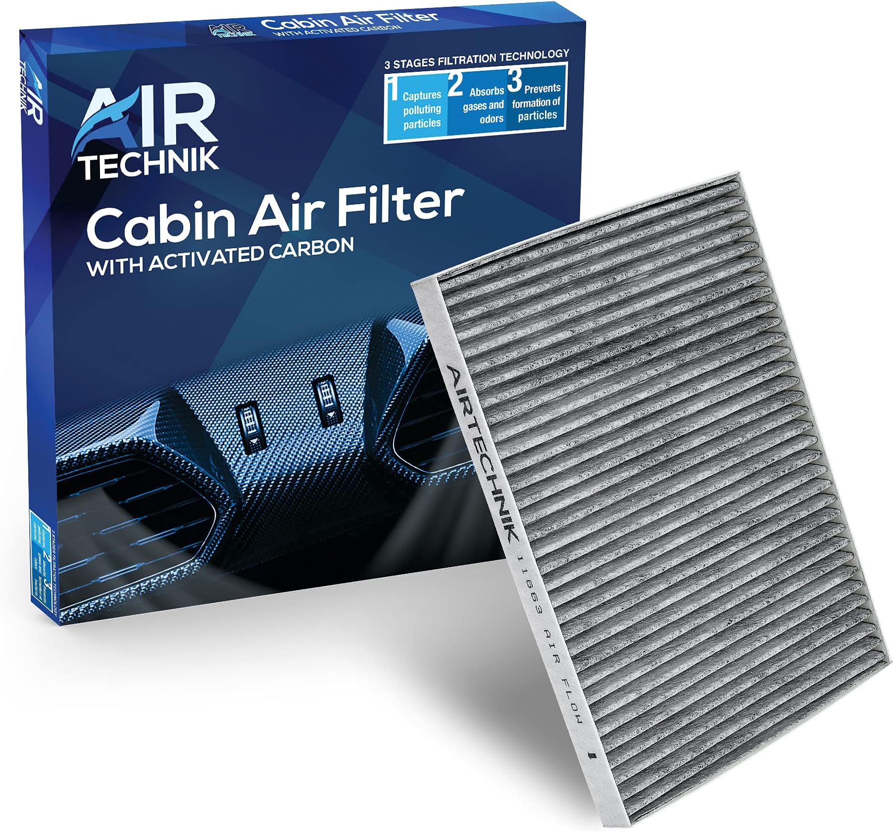 Amazon.com: Femota MERV 13 Cabin Air Filter with Activated Carbon ...