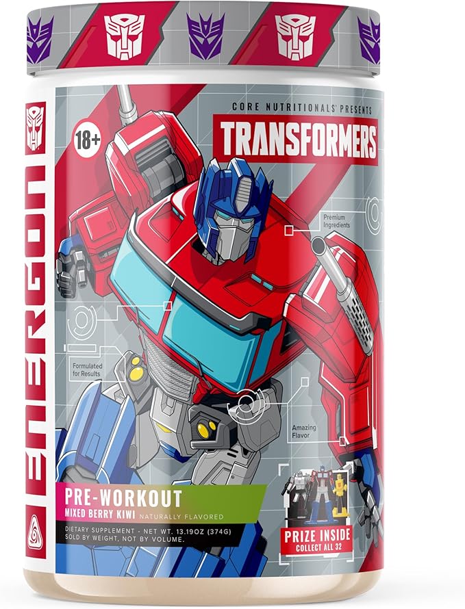 Amazon.com: Core Nutritionals Transformers Energon Pre Workout | 300mg ...