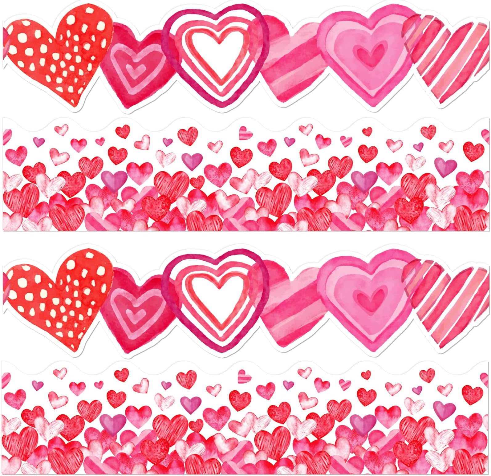 Amazon.com: 12 Rolls 394 Feet Bulletin Board Borders Decorative Border ...