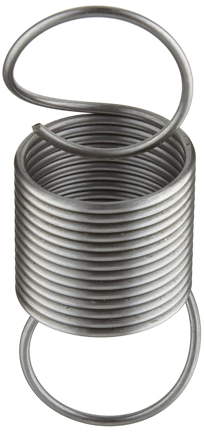 Music Wire Extension Spring, Steel, Inch, 1" OD, 0.063" Wire Size, 2.5 ...