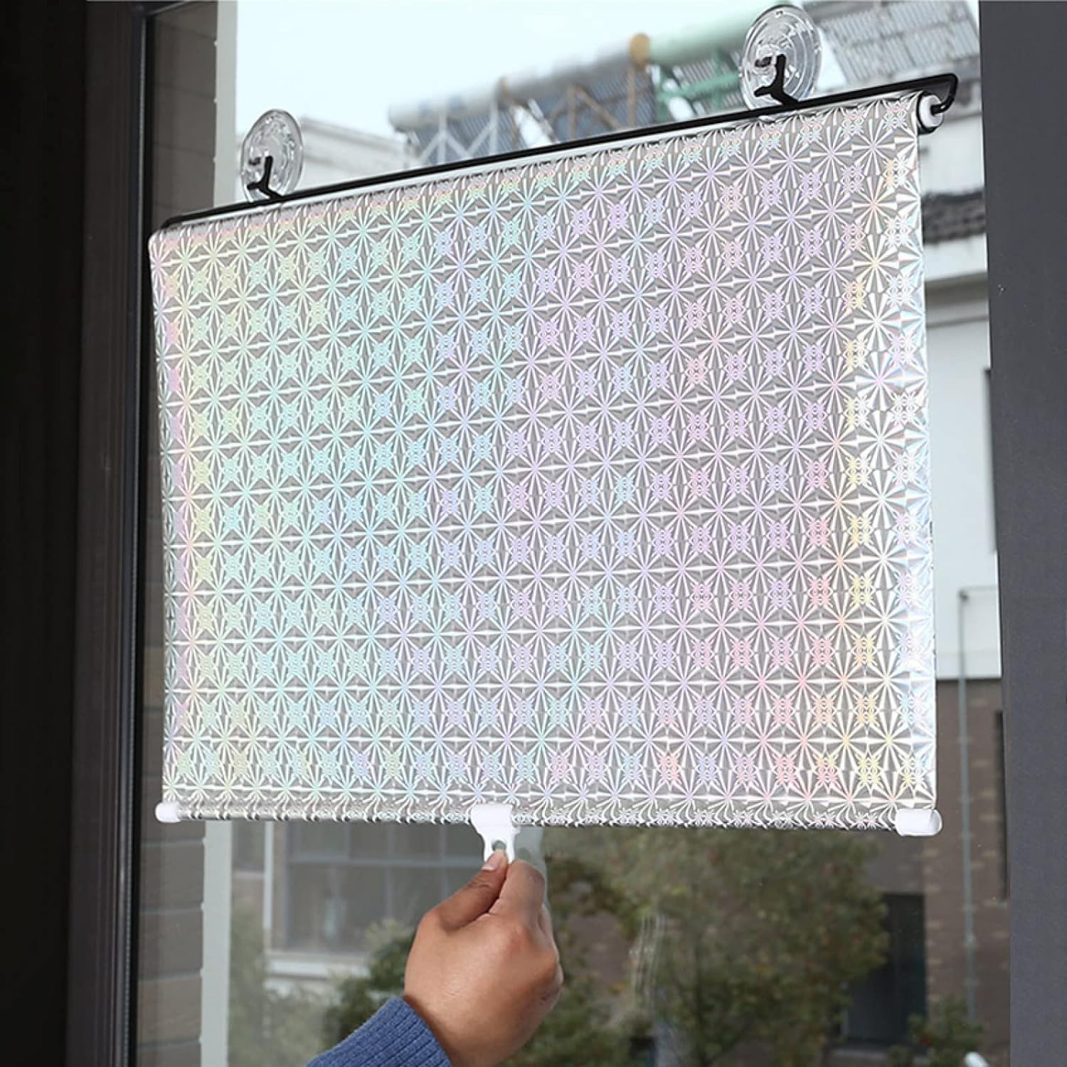 Suction Cup Roller Blind Window Blind Sun Protection Blackout Roller ...