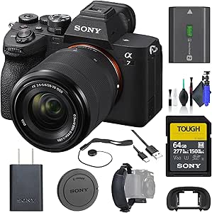 Amazon.com : Sony a7 IV Mirrorless Camera with 28-70mm Lens ILCE-7M4K/B, 64GB Memory Card, Bag ...