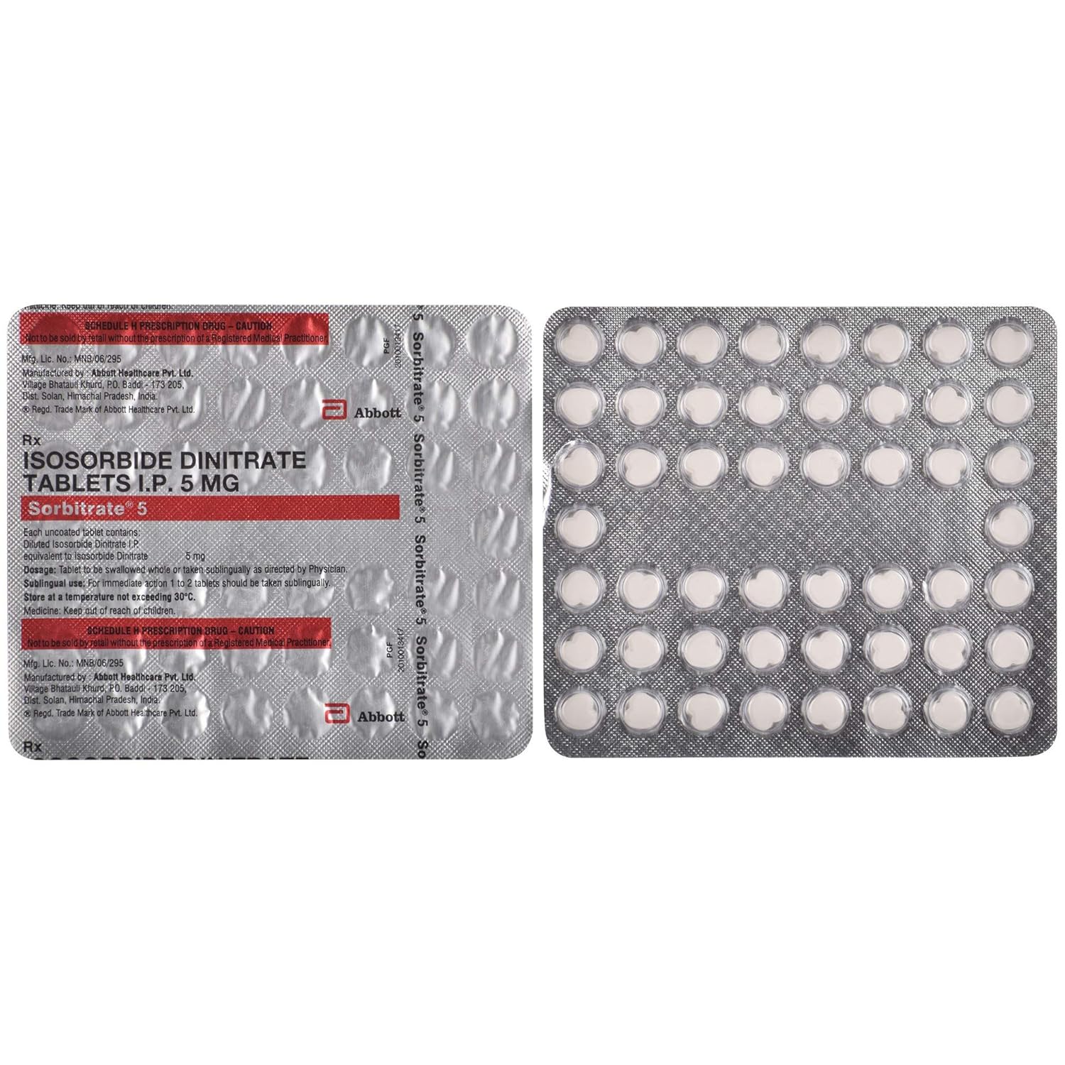 Sorbitrate 5mg - Strip of 50 Tablets : Amazon.in: Health & Personal Care