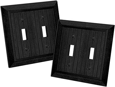 SleekLighting | Black Stone Architecture Wall plates | Electric Outlet ...