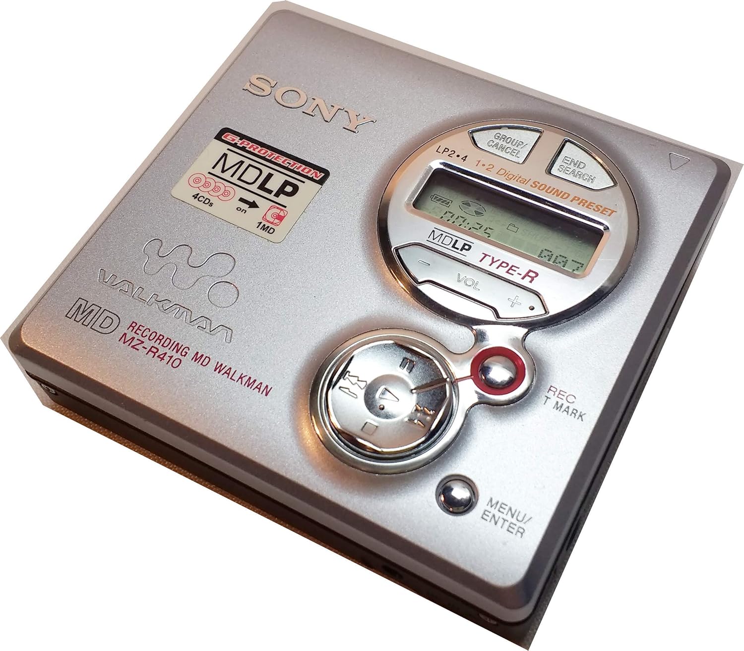 Sony MZ-R410 Baladeur MiniDisc Argenté : Amazon.fr: High-Tech
