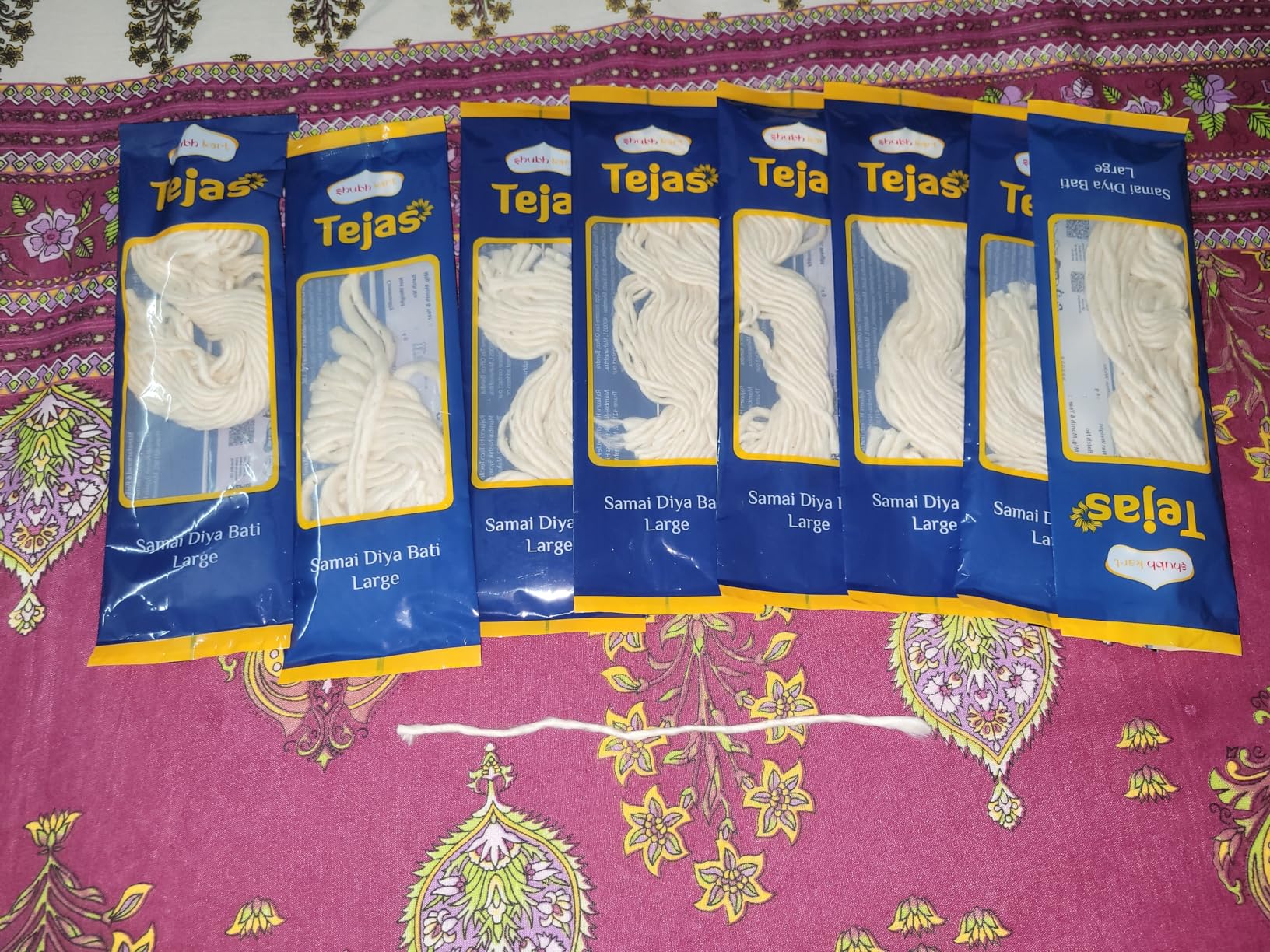 Buy Shubhkart Tejas Samai Diya bati-Large Length (Pack of 6) 100% Pure ...