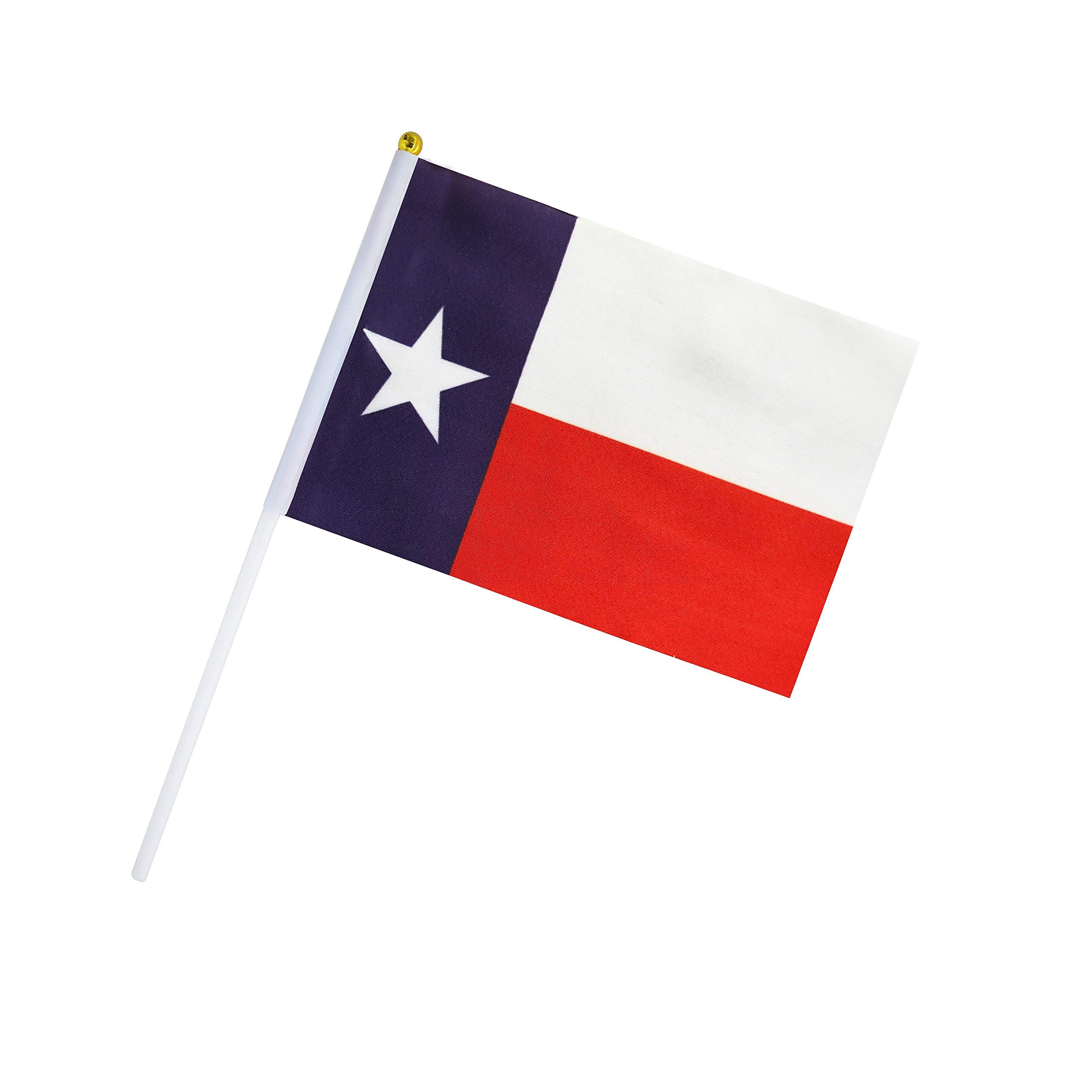 Amazon.com: Kind Girl 50 Pack Hand Held Texas Flag State Flag Stick ...