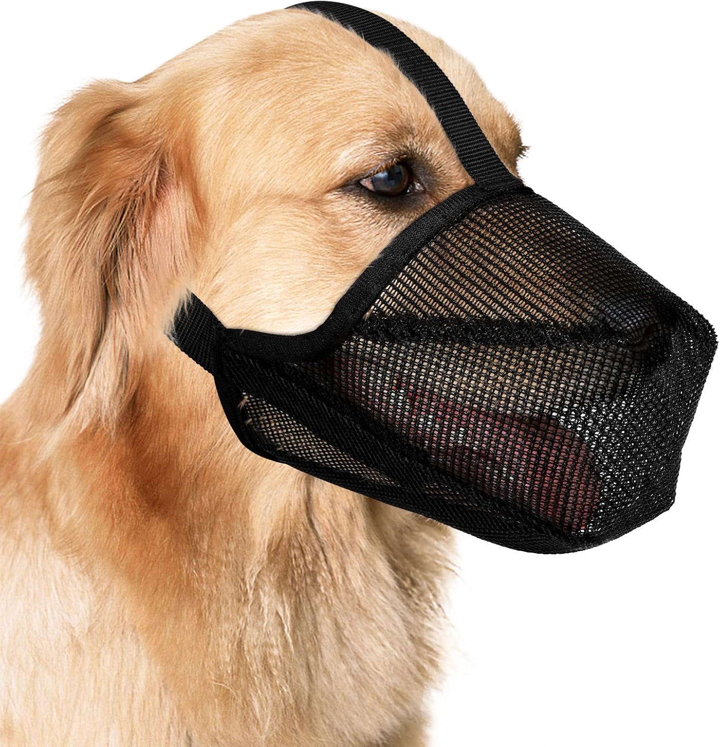 Amazon.com : Dog Muzzle for Large Dogs, Dog Mouth Cover Soft Mesh ...
