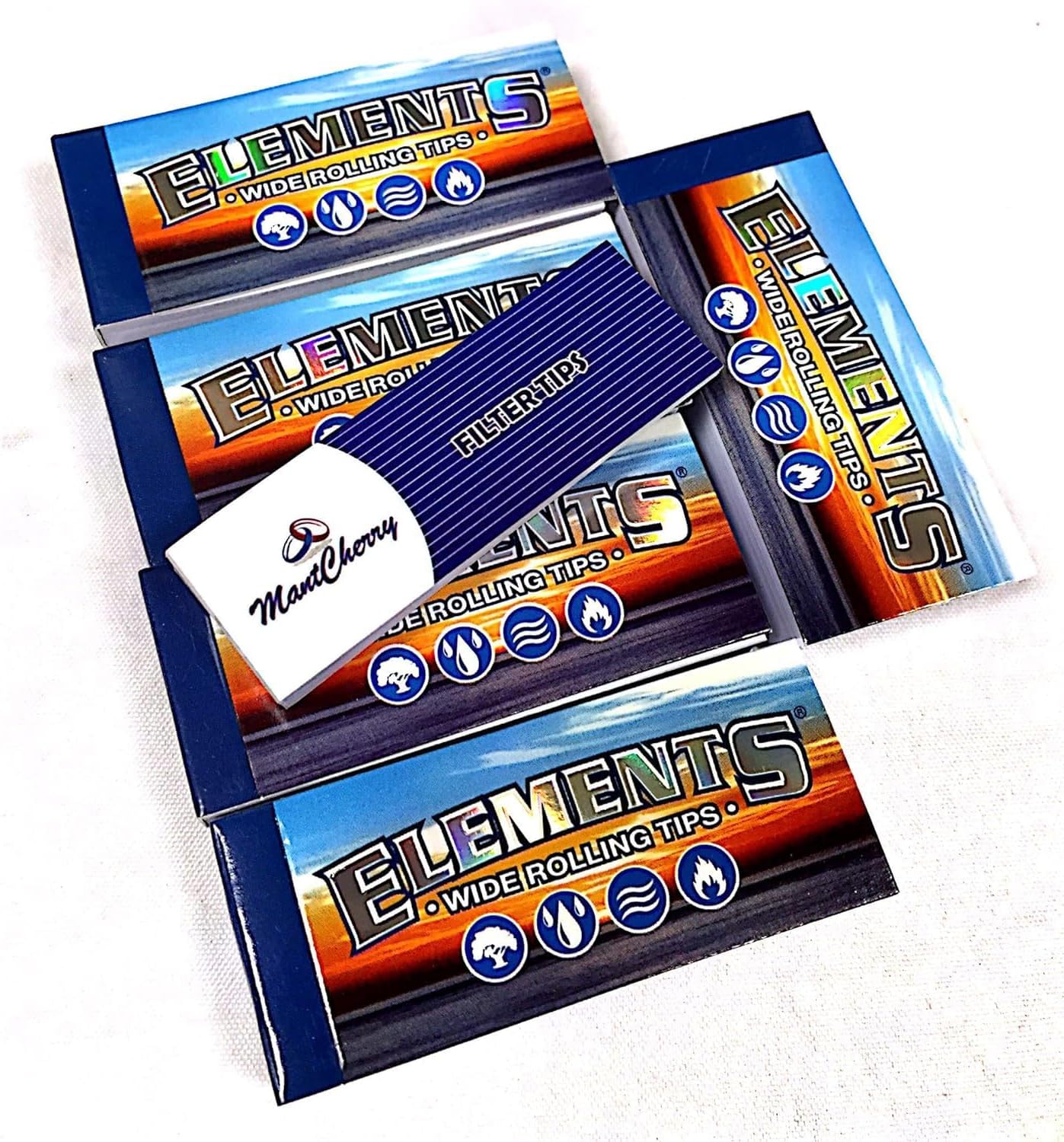 Elements Wide Paper Rolling Tips - 10 Booklets By Trendz : Amazon.co.uk ...