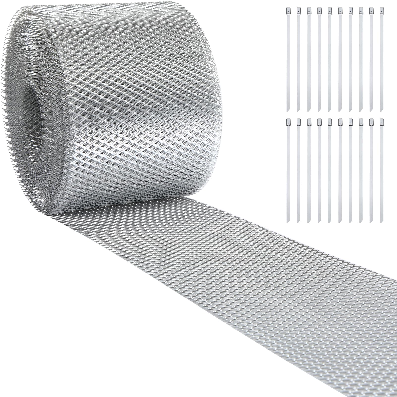 Tandefio Gutter Guard Aluminum Guards Mesh Filter Gutter Cover DIY ...