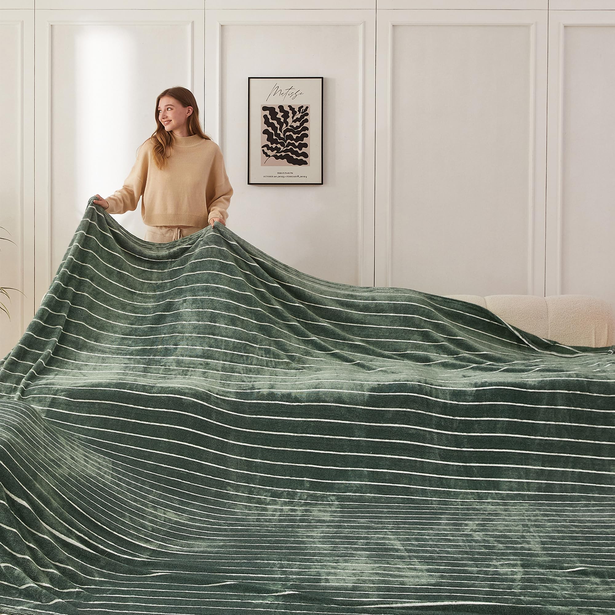 Snapklik.com : COOVA Seamless Big Blanket 120x120 Inch Oversized King ...
