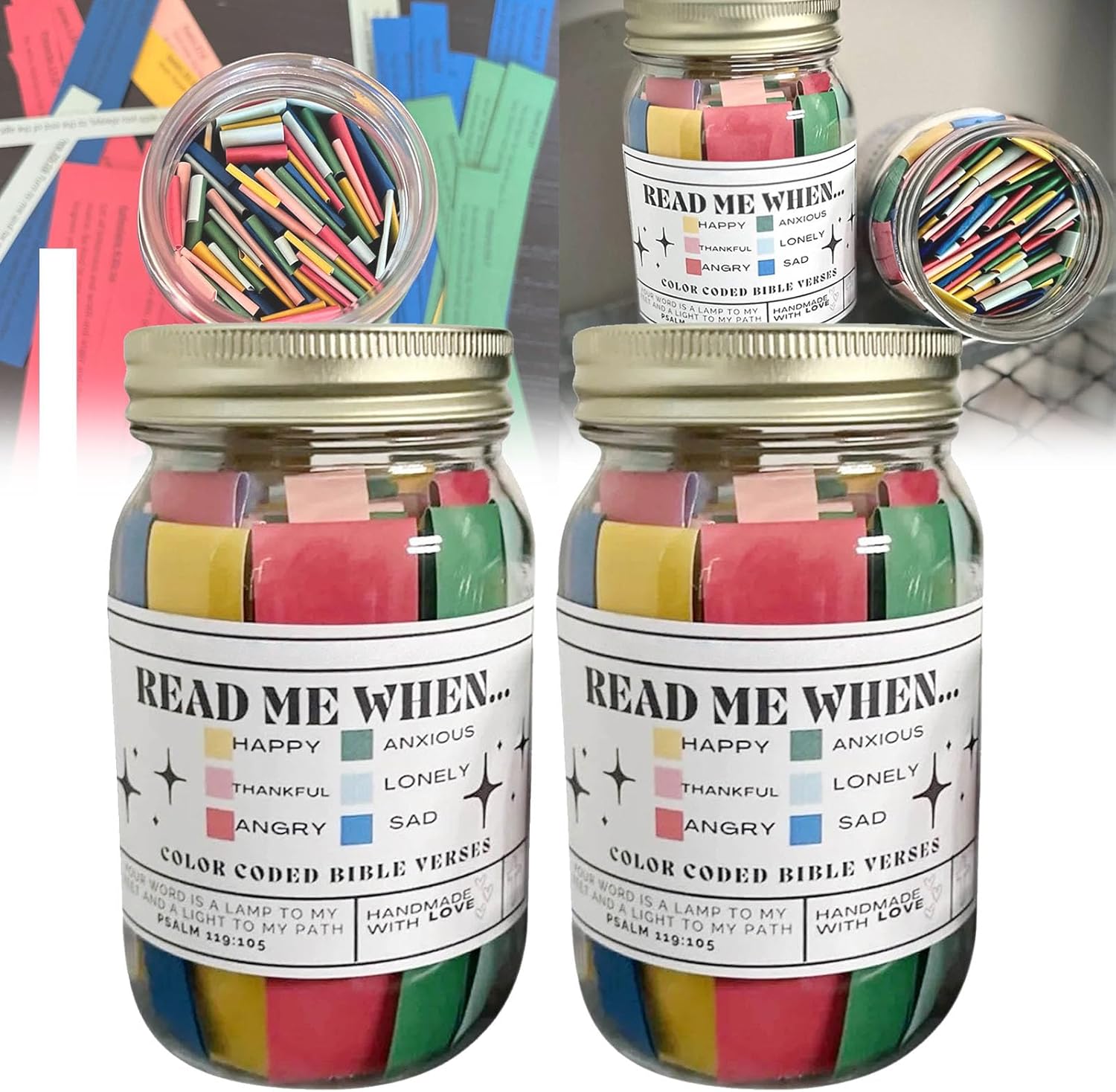 Christian Gifts For Women Mua Color Coded Bible Verses In A Bottle ...