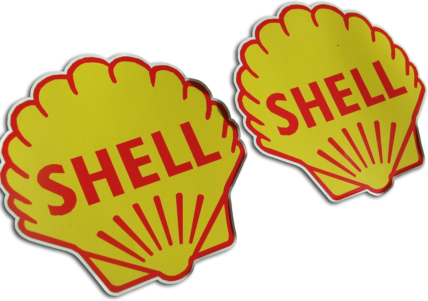 Amazon.com: Classic Shell Oils Race & Rally Car PVC Stickers / 85 X 85 ...