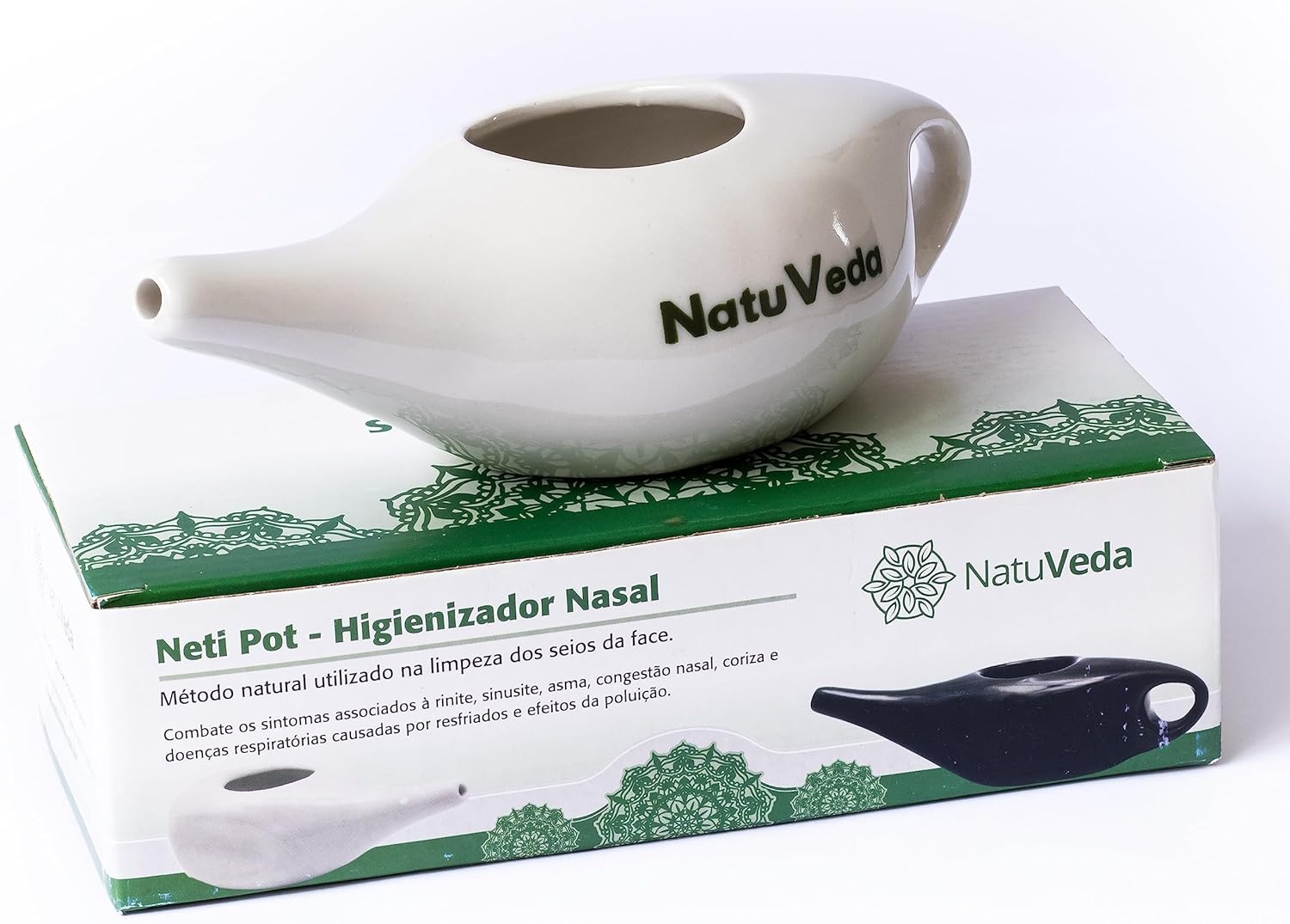 Higienizador Nasal Jalaneti Ducha Lavador Nariz Neti pot Combate ...