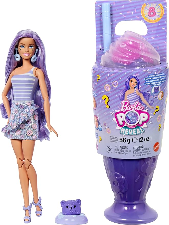 Amazon.com: Barbie Pop Reveal Series Fashion Doll & Accessories Set ...